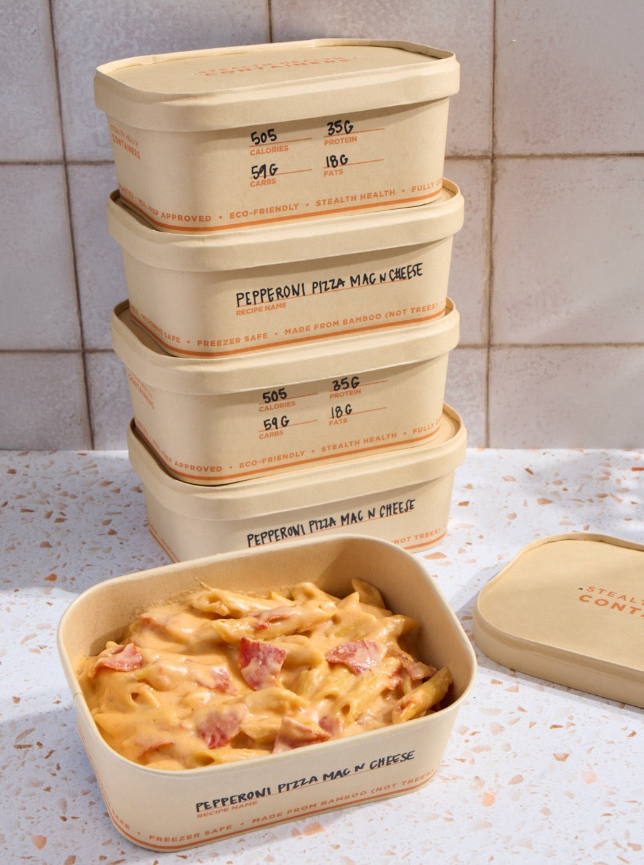 Stealth Health Containers™ - Biodegradable Meal Prep Containers