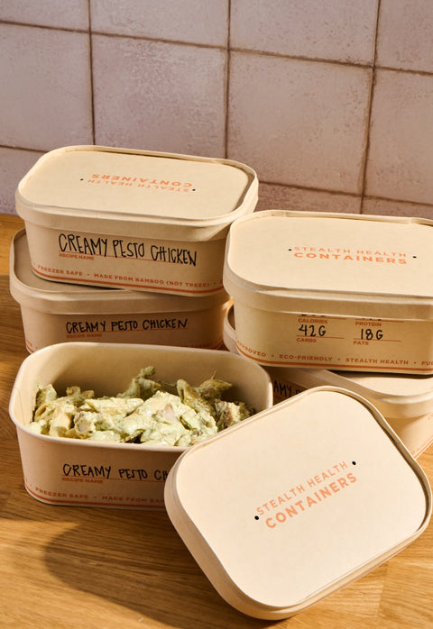 Stealth Health Containers™ - Biodegradable Meal Prep Containers
