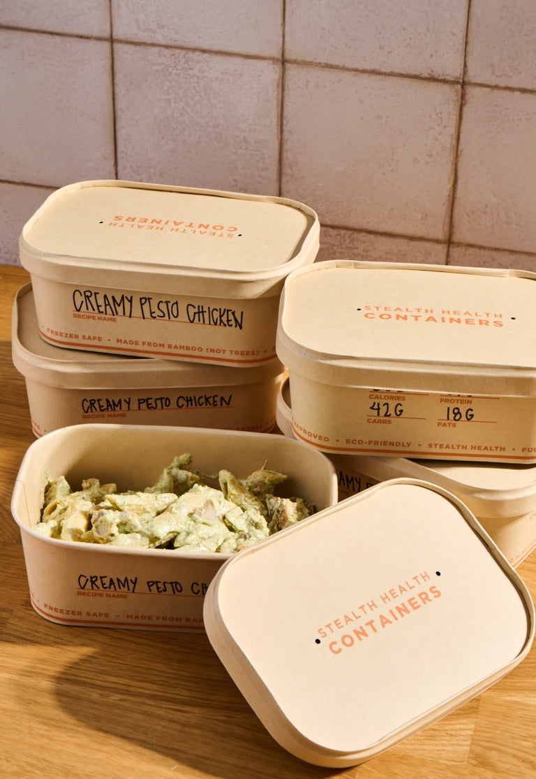 Stealth Health Containers™ - Biodegradable Meal Prep Containers